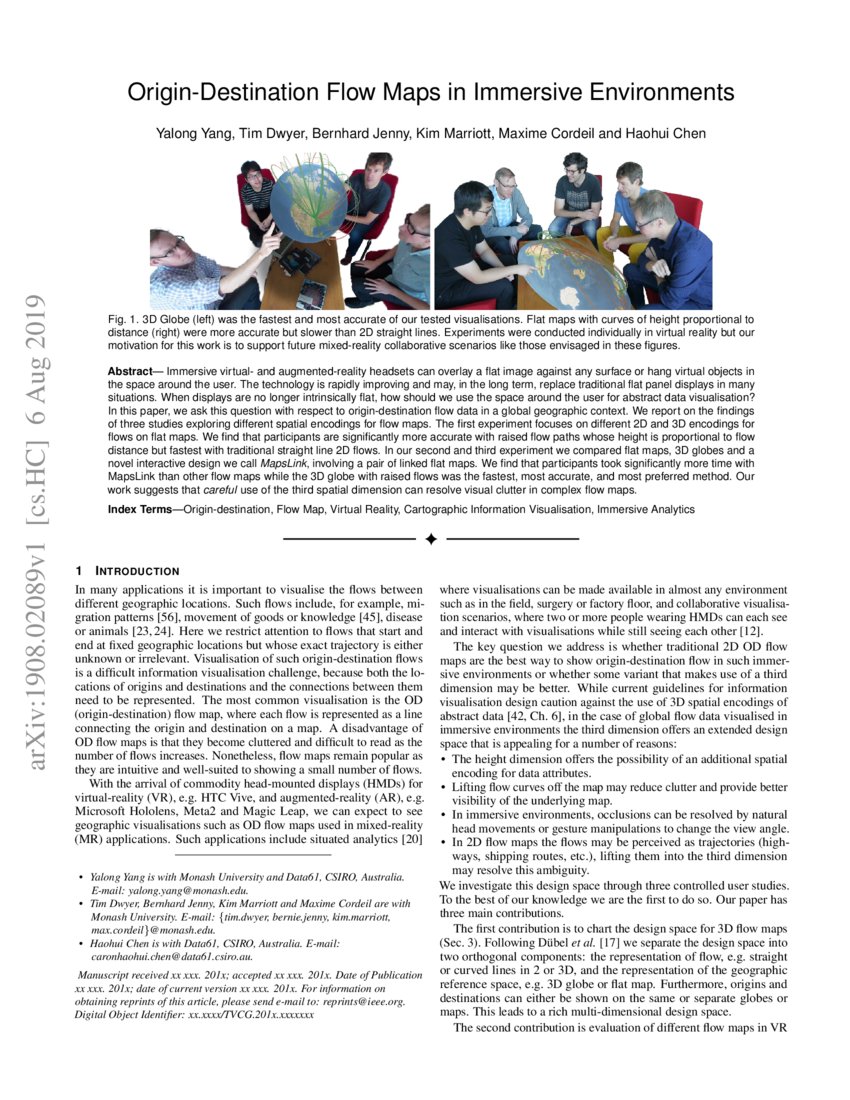 Origin-Destination Flow Maps in Immersive Environments | DeepAI