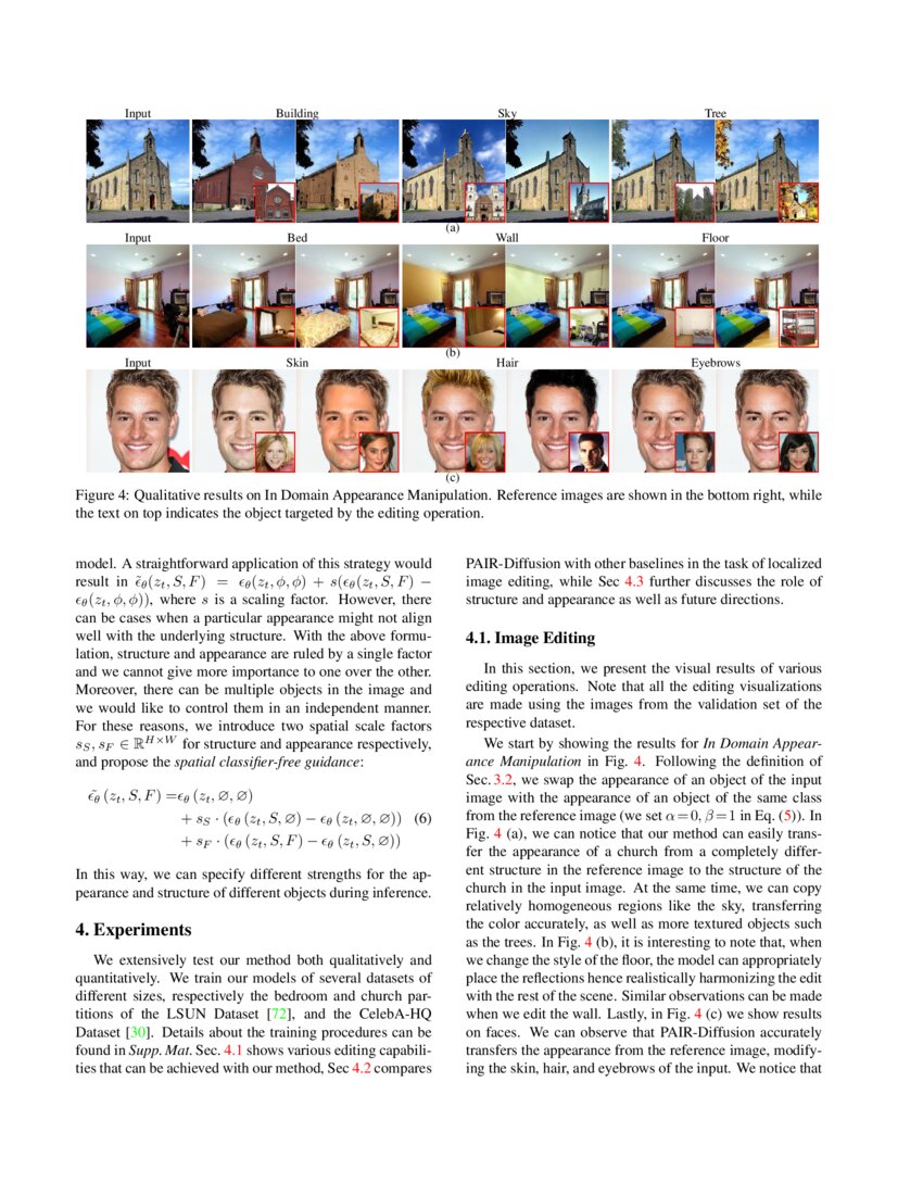 PAIR-Diffusion: Object-Level Image Editing with Structure-and-Appearance Paired Diffusion Models ...