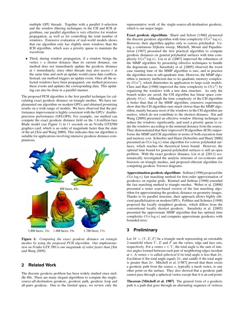 Parallel Chen-Han (PCH) Algorithm for Discrete Geodesics | DeepAI