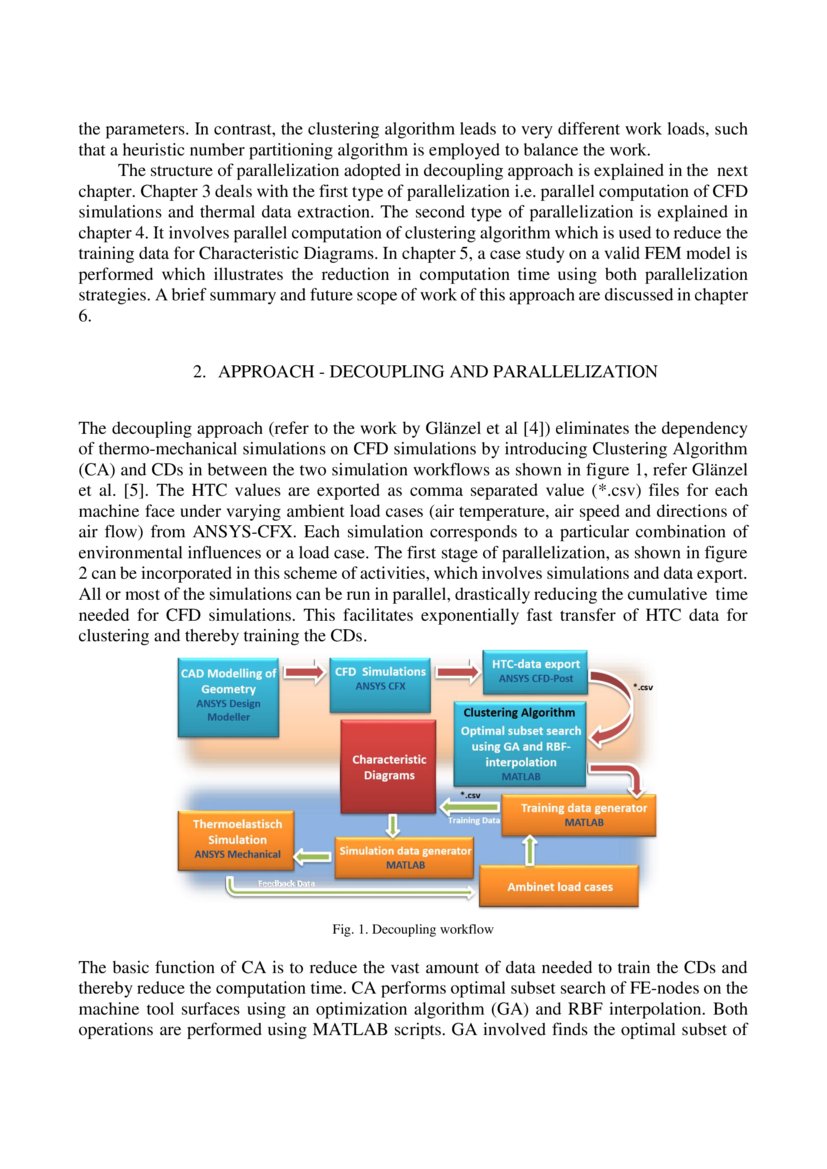 Parallel Computing In Automation Of Decoupled Fluid Thermostructural Simulation Approach Deepai