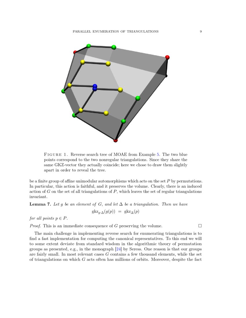 Parallel Enumeration of Triangulations | DeepAI