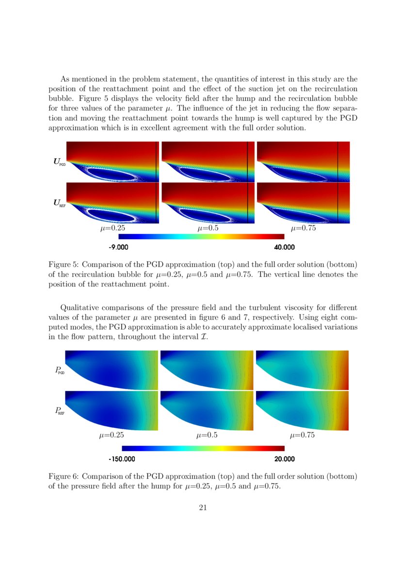 Parametric Solutions Of Turbulent Incompressible Flows In Openfoam Via