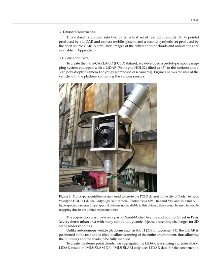 Paris-CARLA-3D: A Real and Synthetic Outdoor Point Cloud Dataset for ...