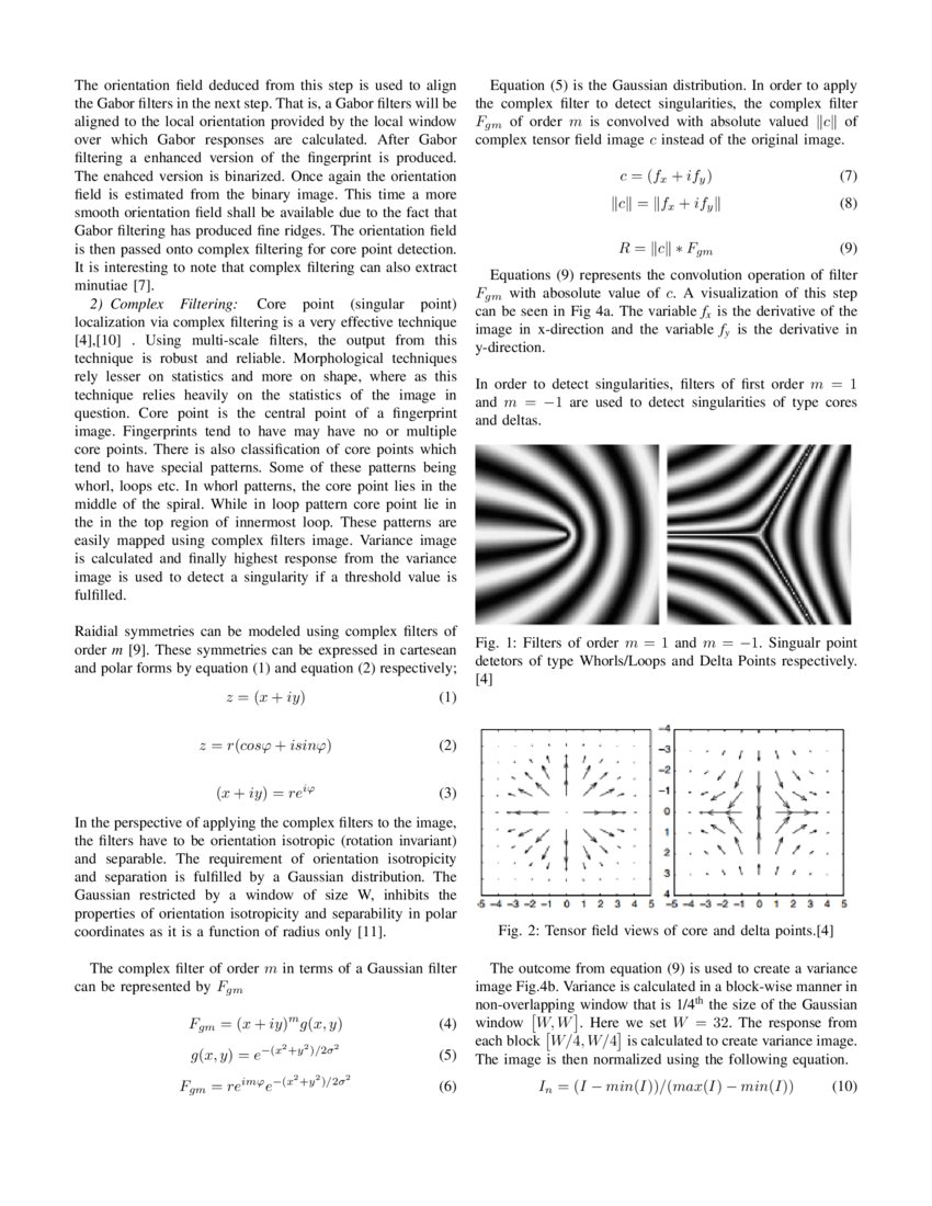 Partial Fingerprint Detection Using Core Point Location Deepai