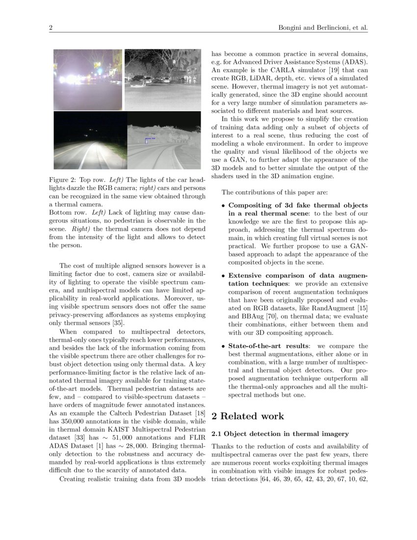 Partially fake it till you make it: mixing real and fake thermal images ...