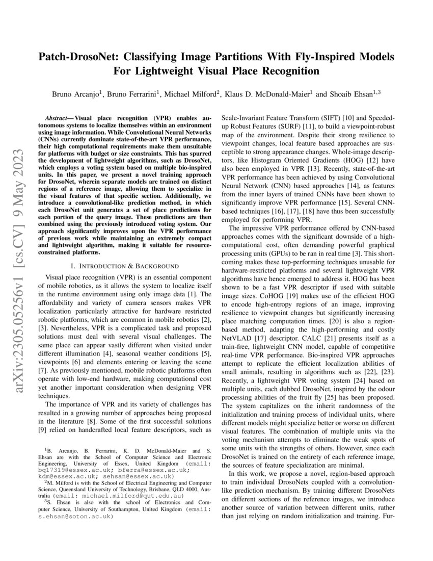 Patch-DrosoNet: Classifying Image Partitions With Fly-Inspired Models ...