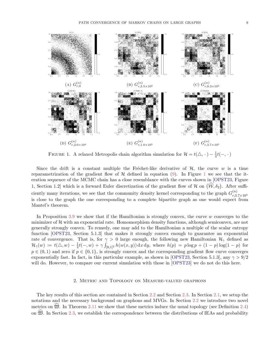 Path convergence of Markov chains on large graphs | DeepAI