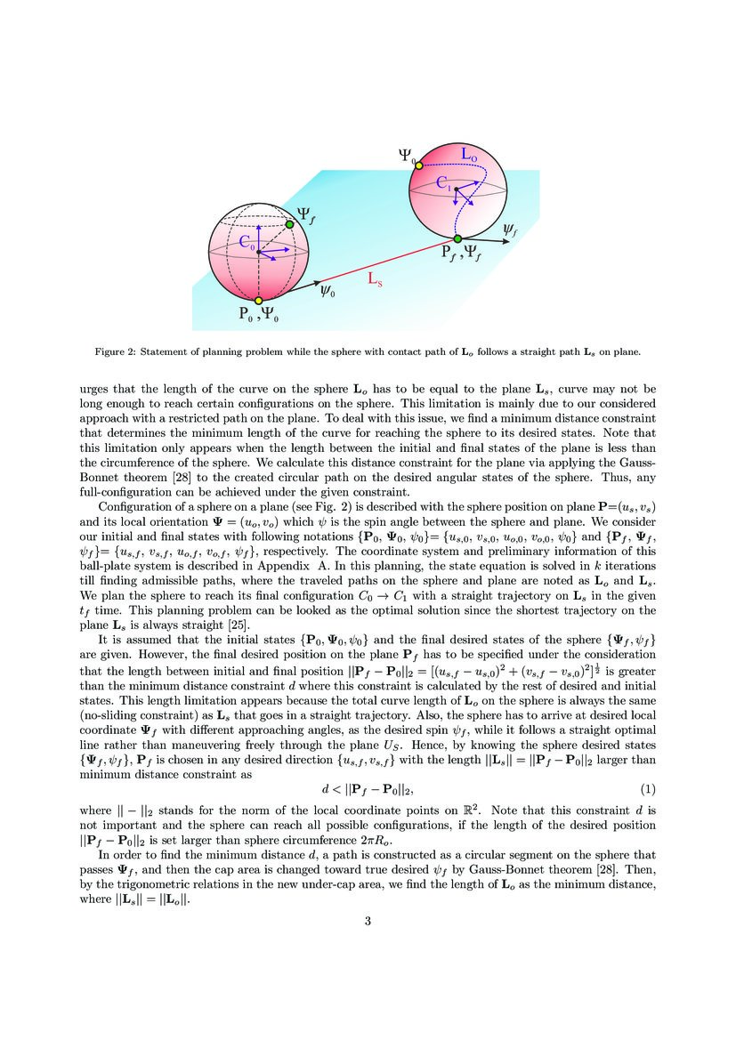 Motion Planning of a Spin-Rolling Sphere on a Plane | DeepAI