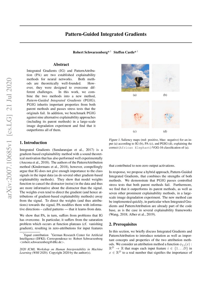 Pattern-Guided Integrated Gradients | DeepAI