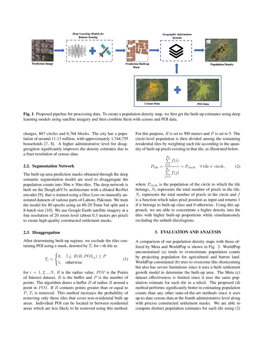 PD-SEG: Population Disaggregation Using Deep Segmentation Networks For Improved Built Settlement ...