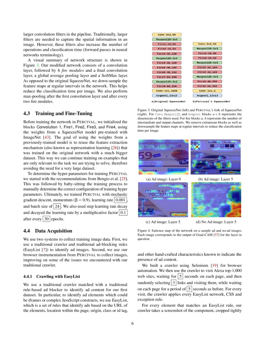 Percival: Making In-Browser Perceptual Ad Blocking Practical With Deep ...