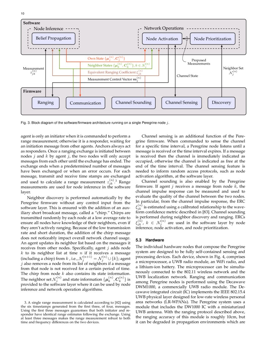 Peregrine: Network Localization and Navigation with Scalable Inference and Efficient Operation ...