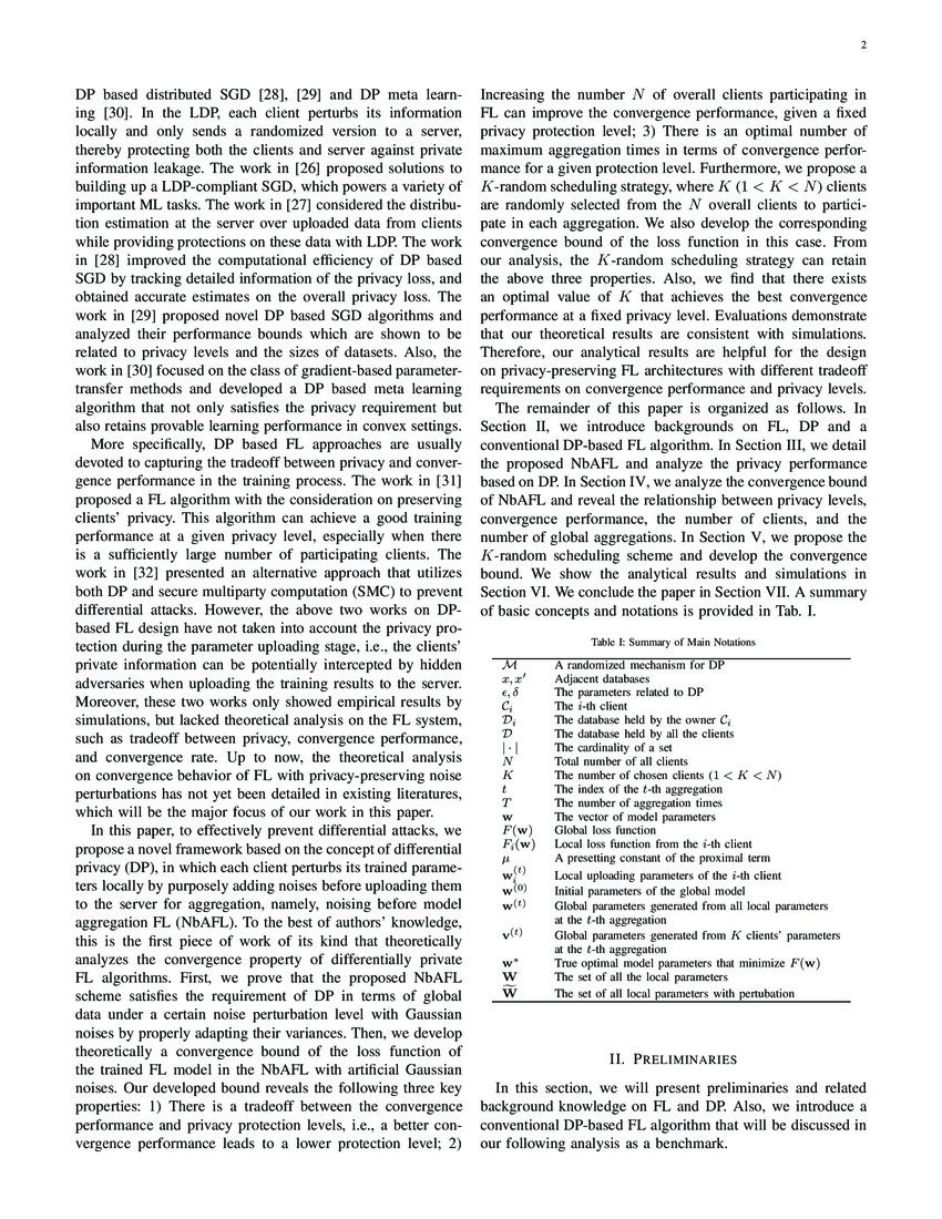 Performance Analysis on Federated Learning with Differential Privacy | DeepAI