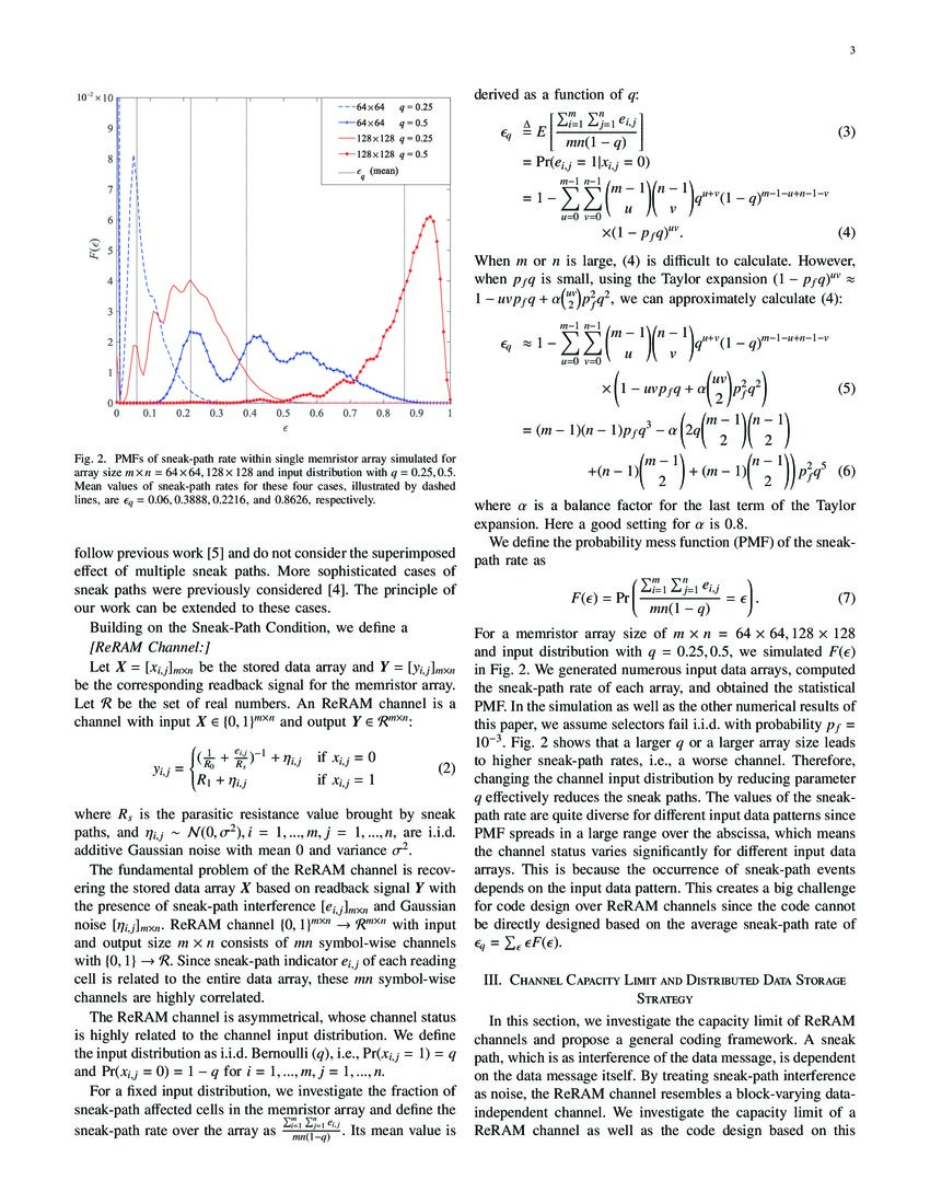 Performance Limit and Code Design for Resistive Random-Access Memory ...