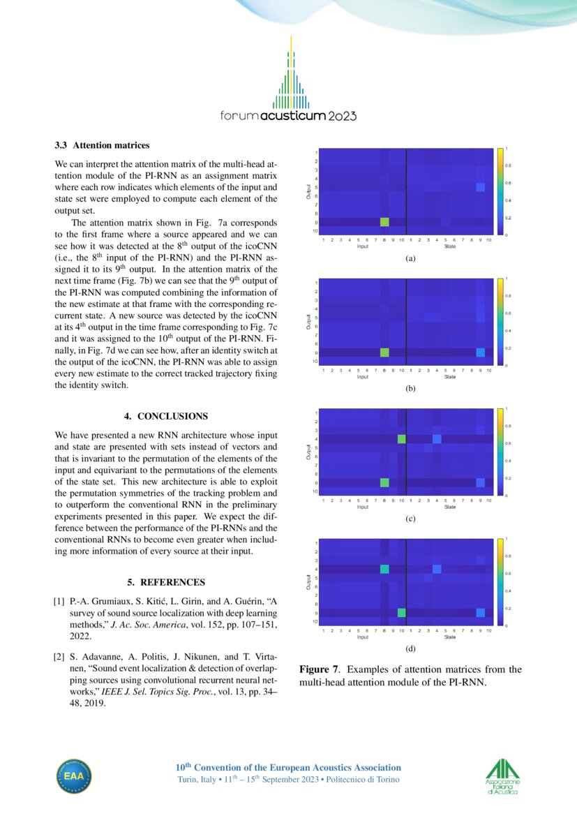 Permutation Invariant Recurrent Neural Networks For Sound Source Tracking Applications Deepai