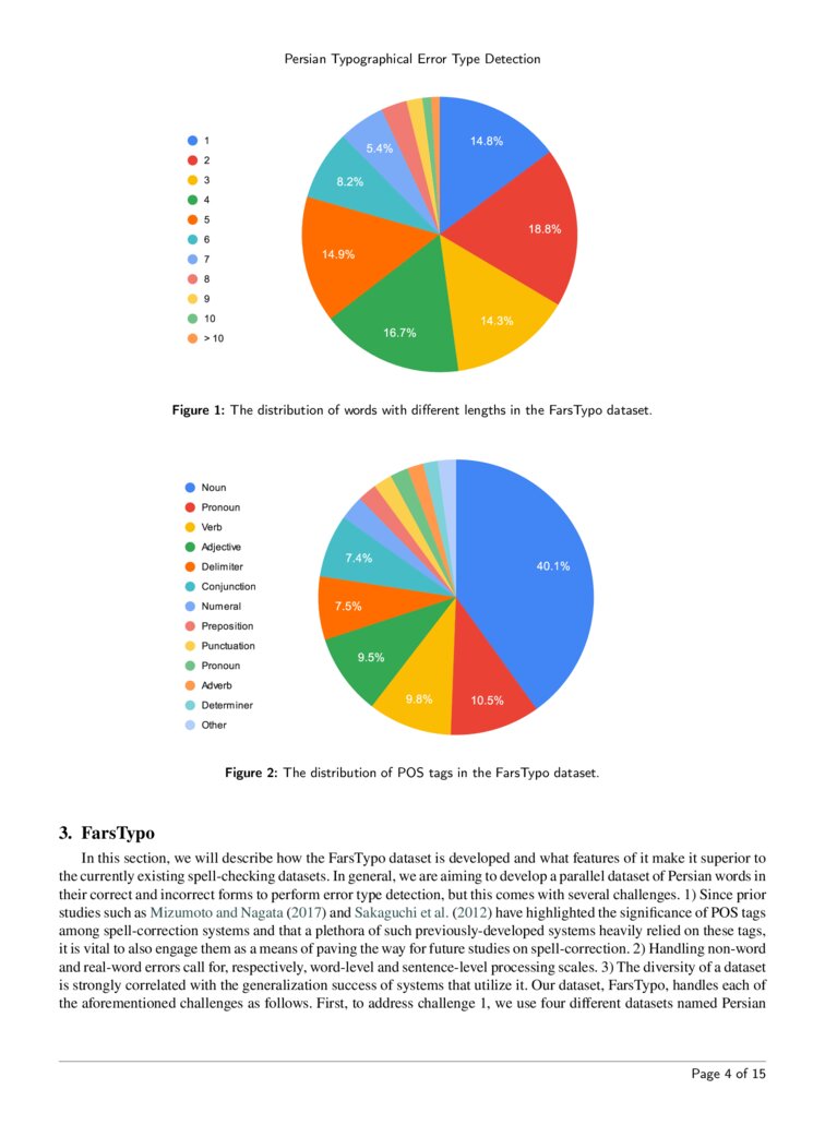 Persian Typographical Error Type Detection Using Many To Many Deep Neural Networks On 