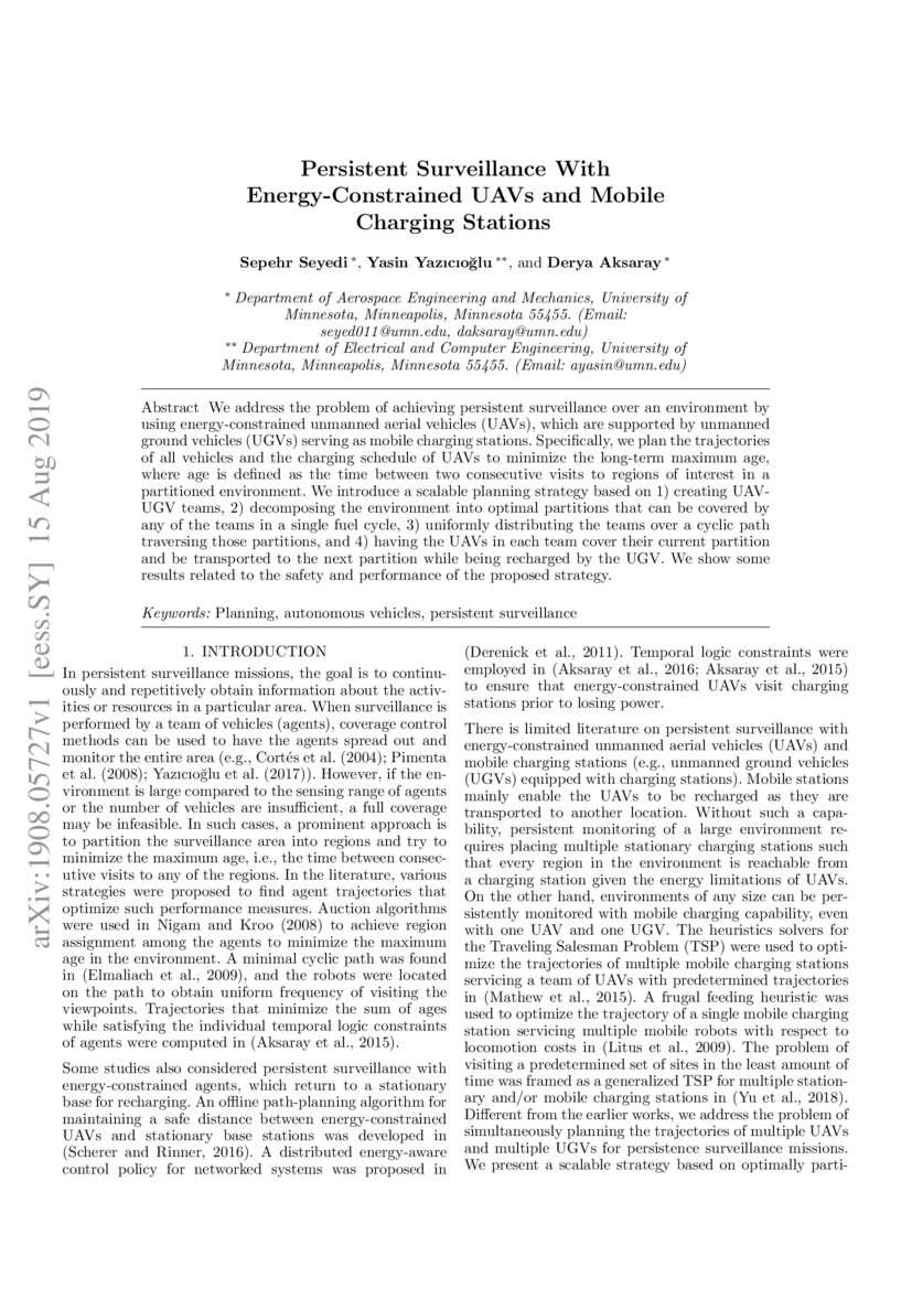 Persistent Surveillance With Energy-Constrained UAVs and Mobile ...