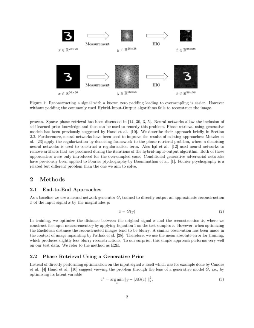 Phase Retrieval Using Conditional Generative Adversarial Networks Deepai
