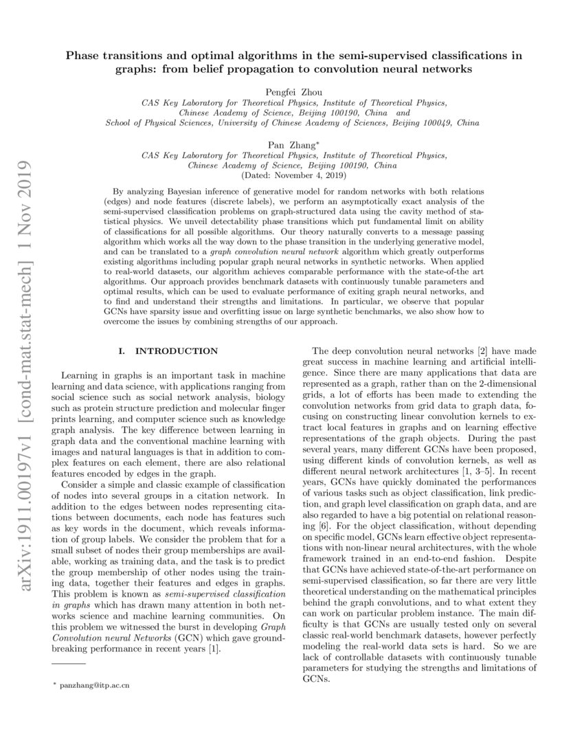 Phase Transitions And Optimal Algorithms In The Semi Supervised