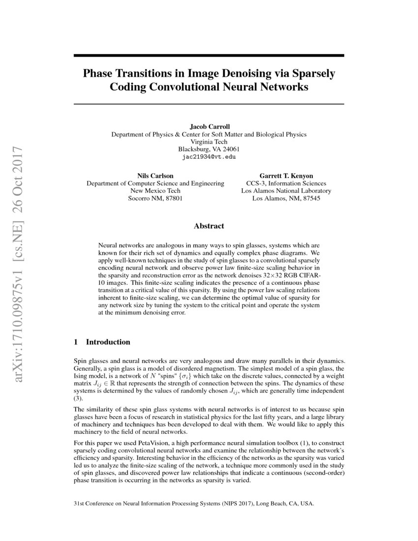 Phase Transitions in Image Denoising via Sparsely Coding Convolutional Neural Networks | DeepAI