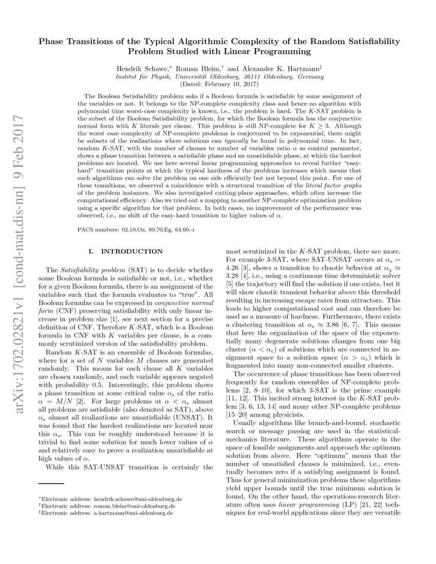 Phase Transitions Of The Typical Algorithmic Complexity Of The Random Satisfiability Problem 