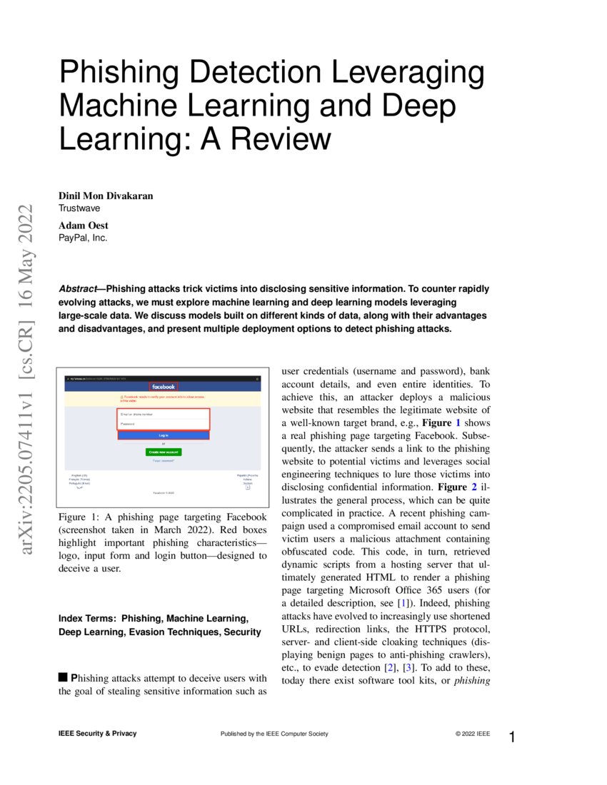 Phishing Detection Leveraging Machine Learning and Deep Learning: A ...