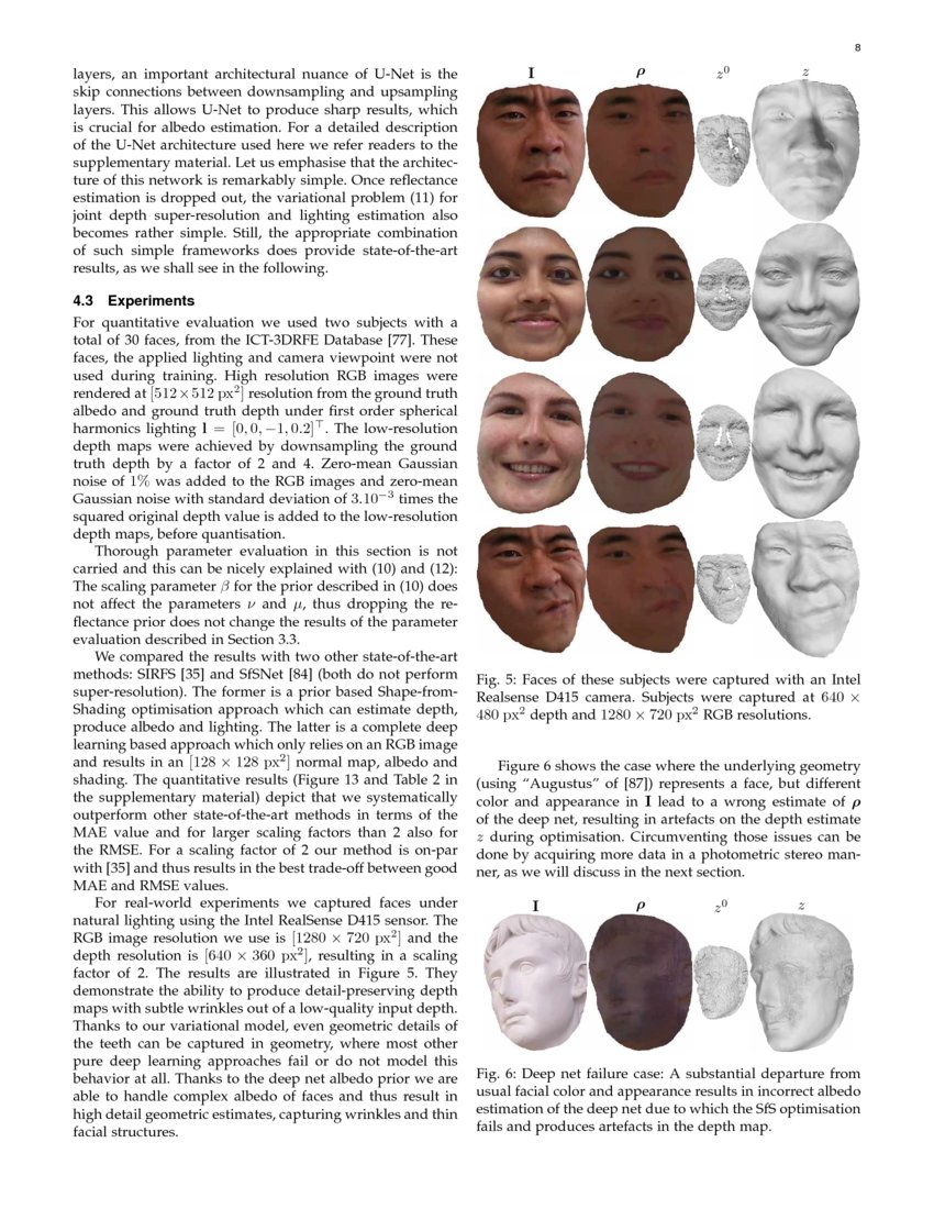 Photometric Depth Super-Resolution | DeepAI