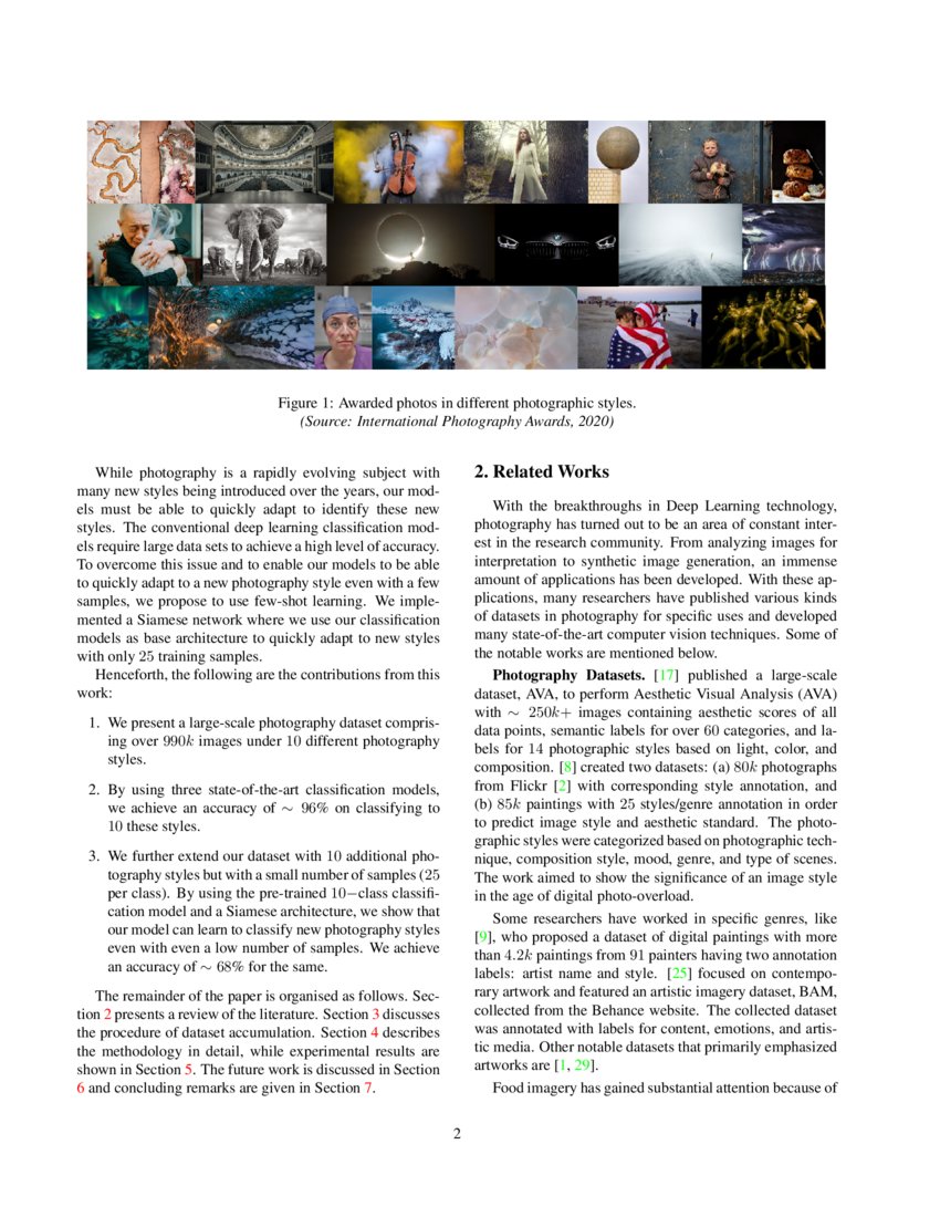 Photozilla: A Large-Scale Photography Dataset and Visual Embedding for ...