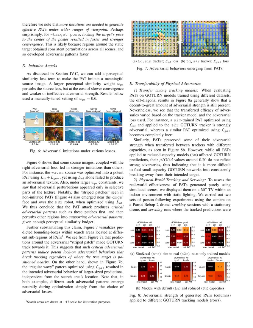Physical Adversarial Textures that Fool Visual Object Tracking | DeepAI