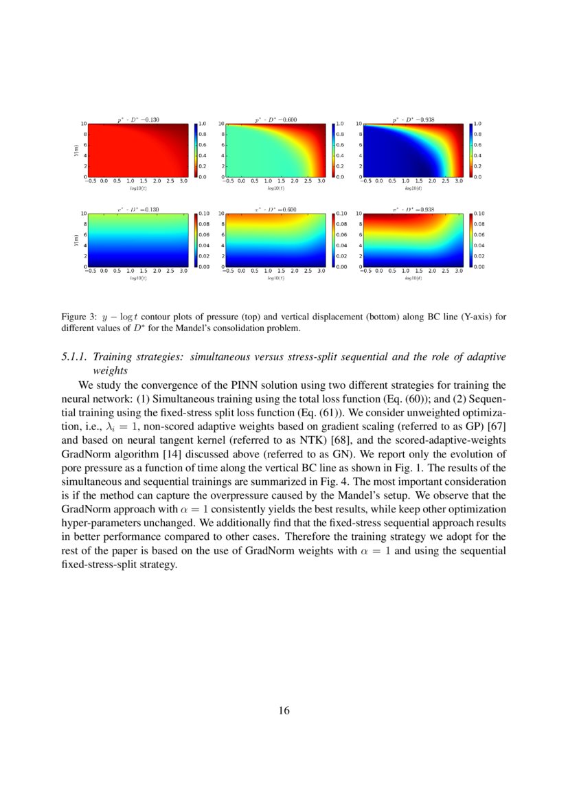 Physics-informed neural network simulation of multiphase poroelasticity using stress-split ...