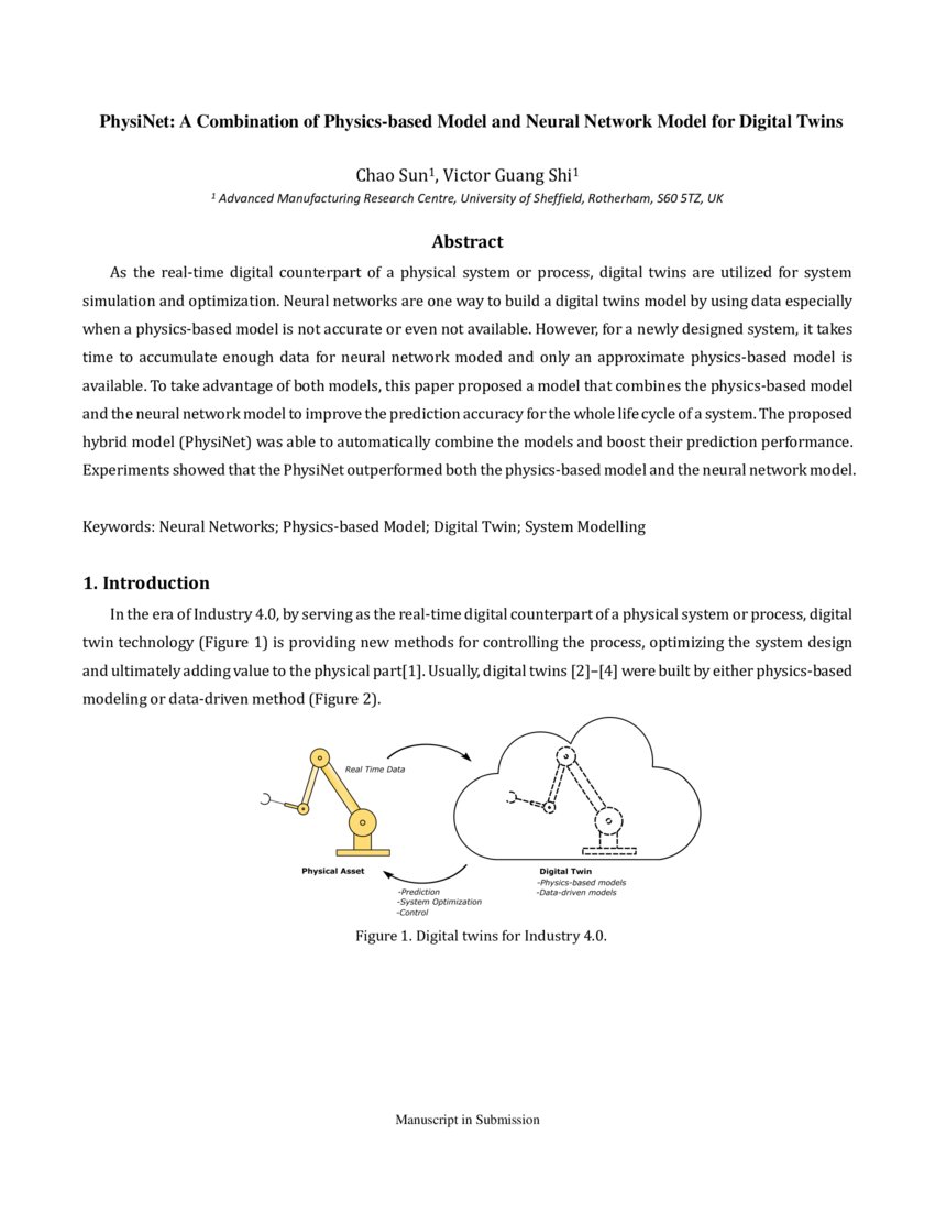 PhysiNet: A Combination of Physics-based Model and Neural Network Model ...