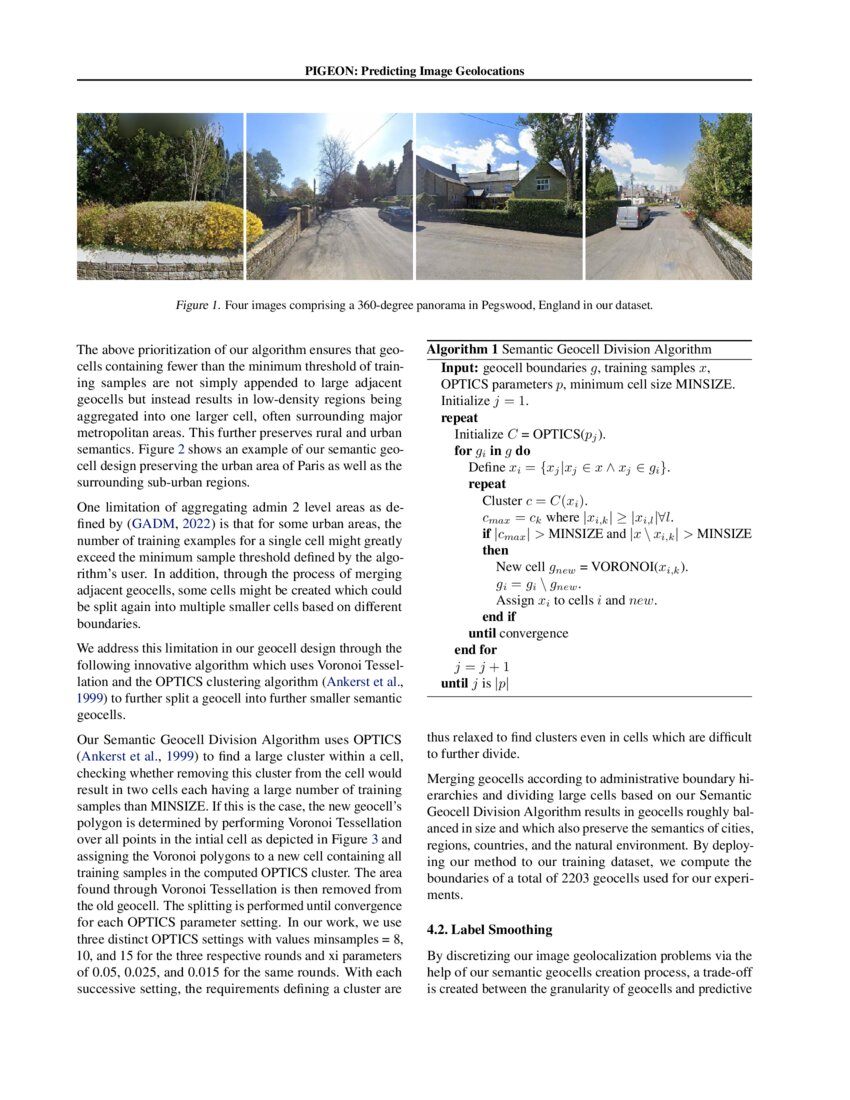 PIGEON: Predicting Image Geolocations | DeepAI