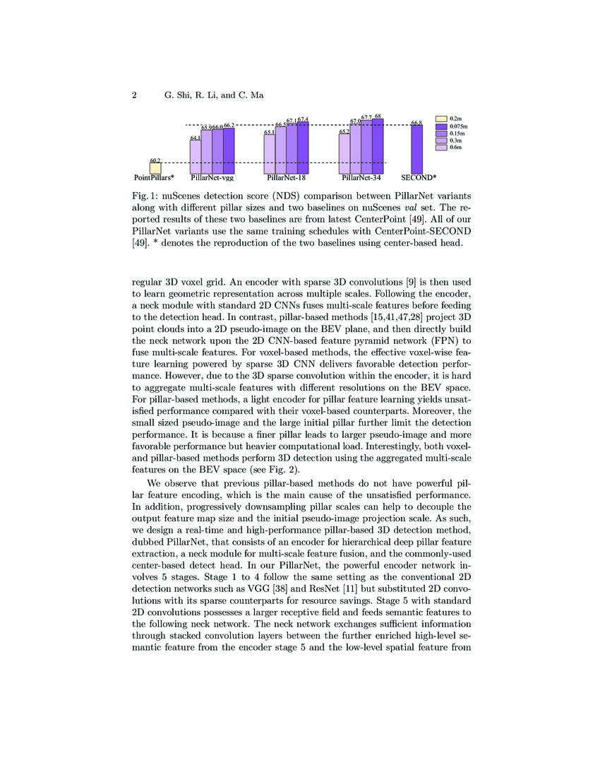 PillarNet: Real-Time and High-Performance Pillar-based 3D Object Detection | DeepAI
