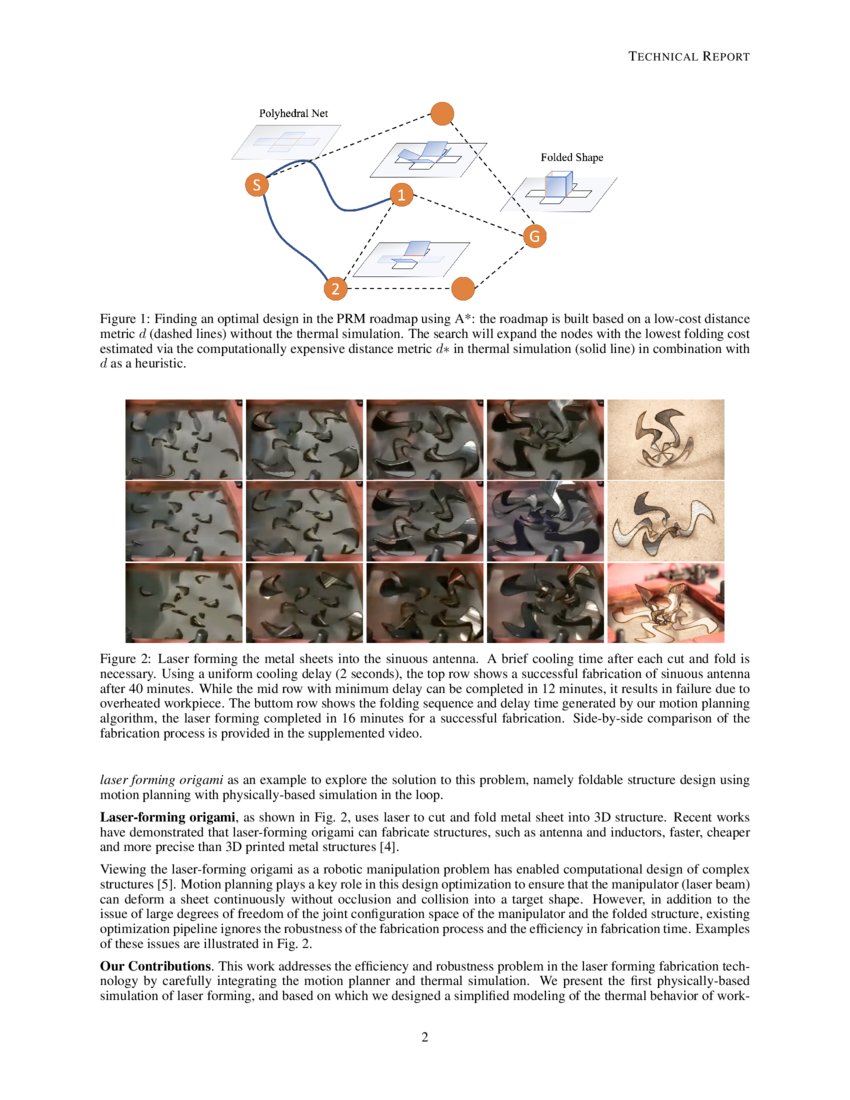 Planning Folding Motion with Simulation in the Loop Using Laser Forming ...