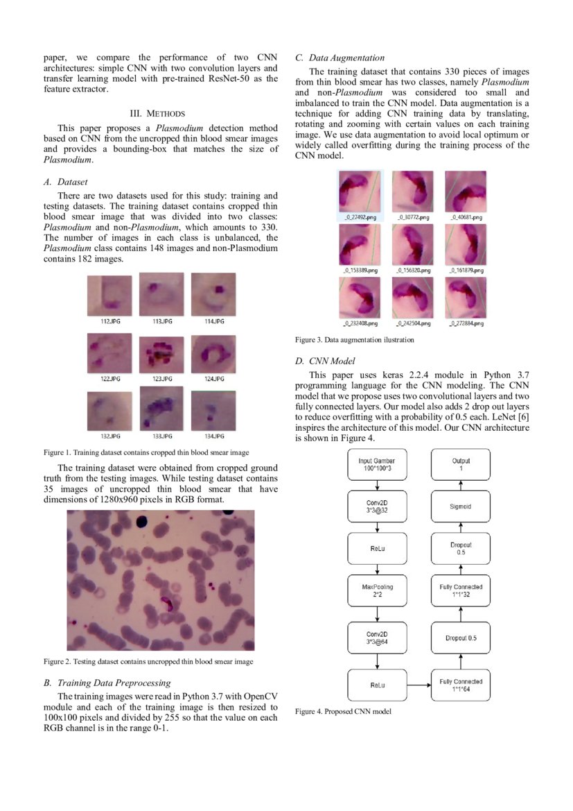 Plasmodium Detection Using Simple Cnn And Clustered Glcm Features Deepai