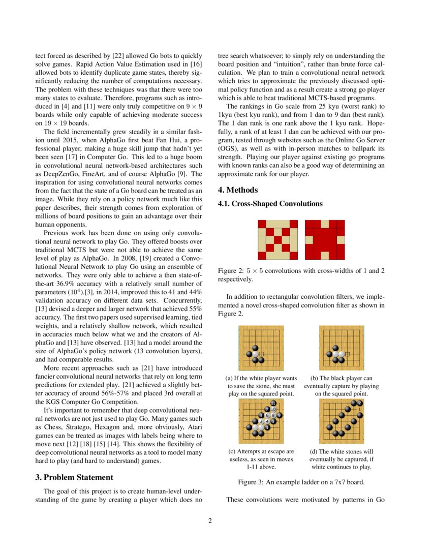 Playing Go Without Game Tree Search Using Convolutional Neural Networks Deepai