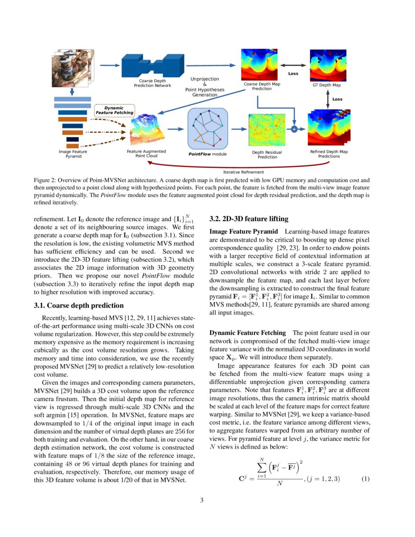 Point-Based Multi-View Stereo Network | DeepAI