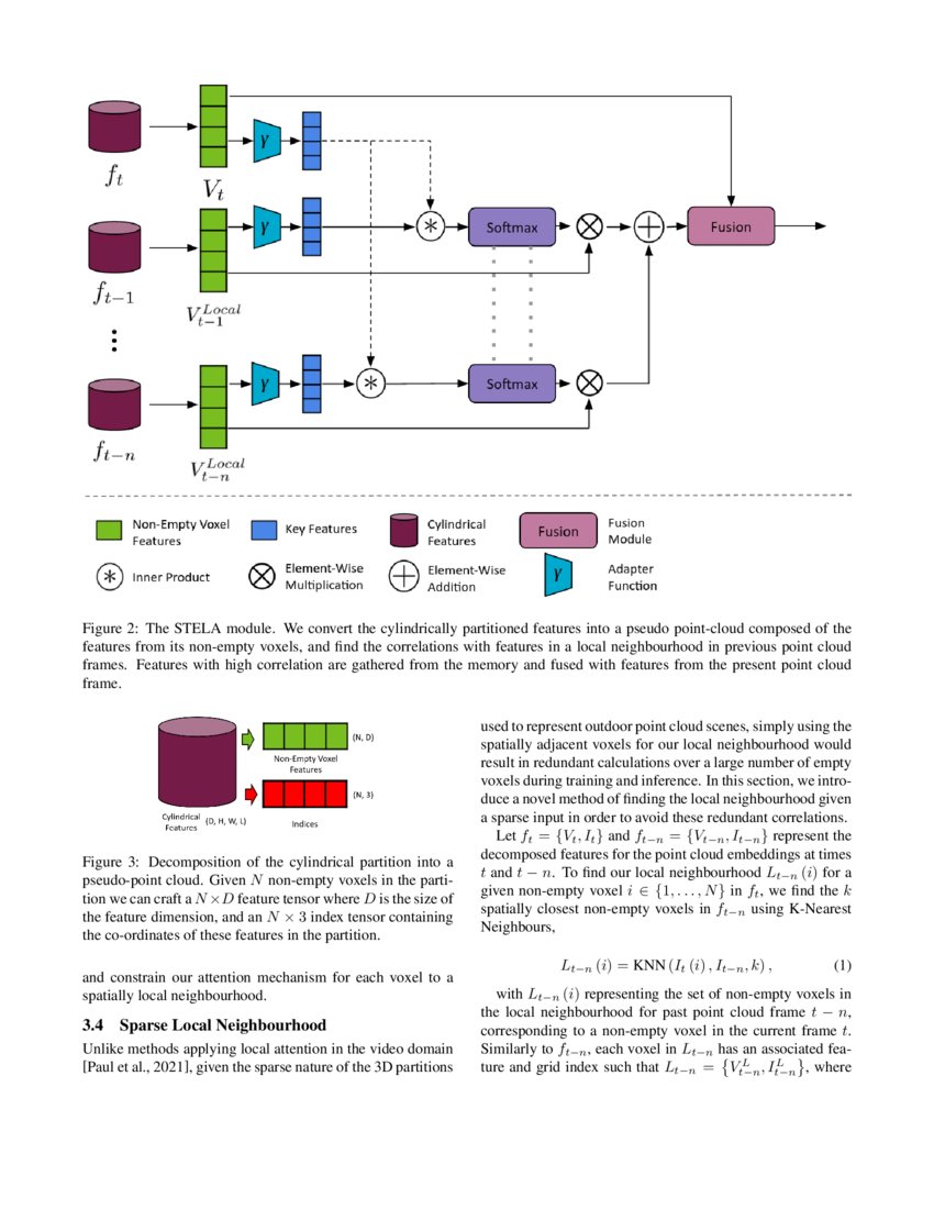 Point Cloud Segmentation Using Sparse Temporal Local Attention | DeepAI