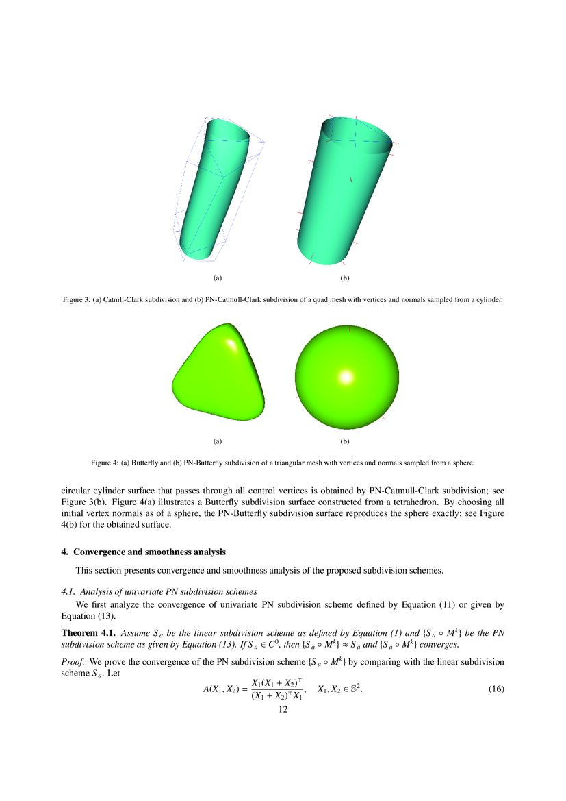 Point-Normal Subdivision Curves and Surfaces | DeepAI