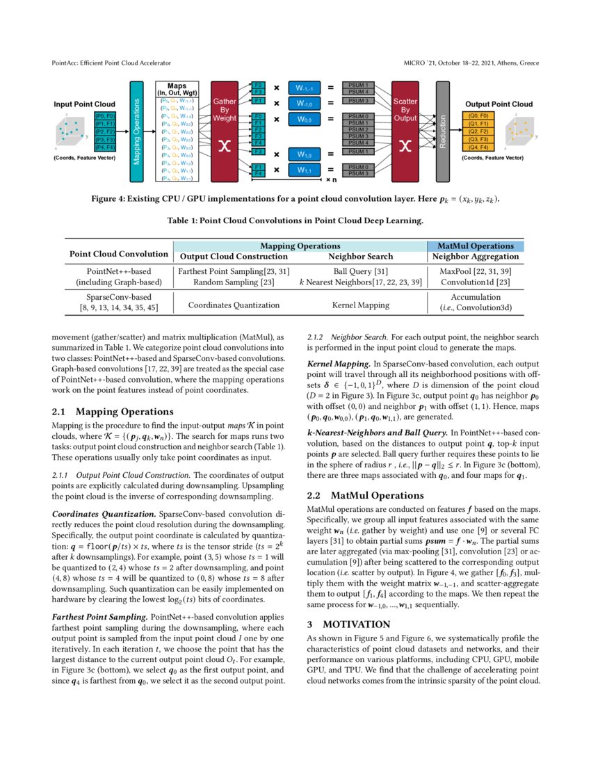 PointAcc: Efficient Point Cloud Accelerator | DeepAI