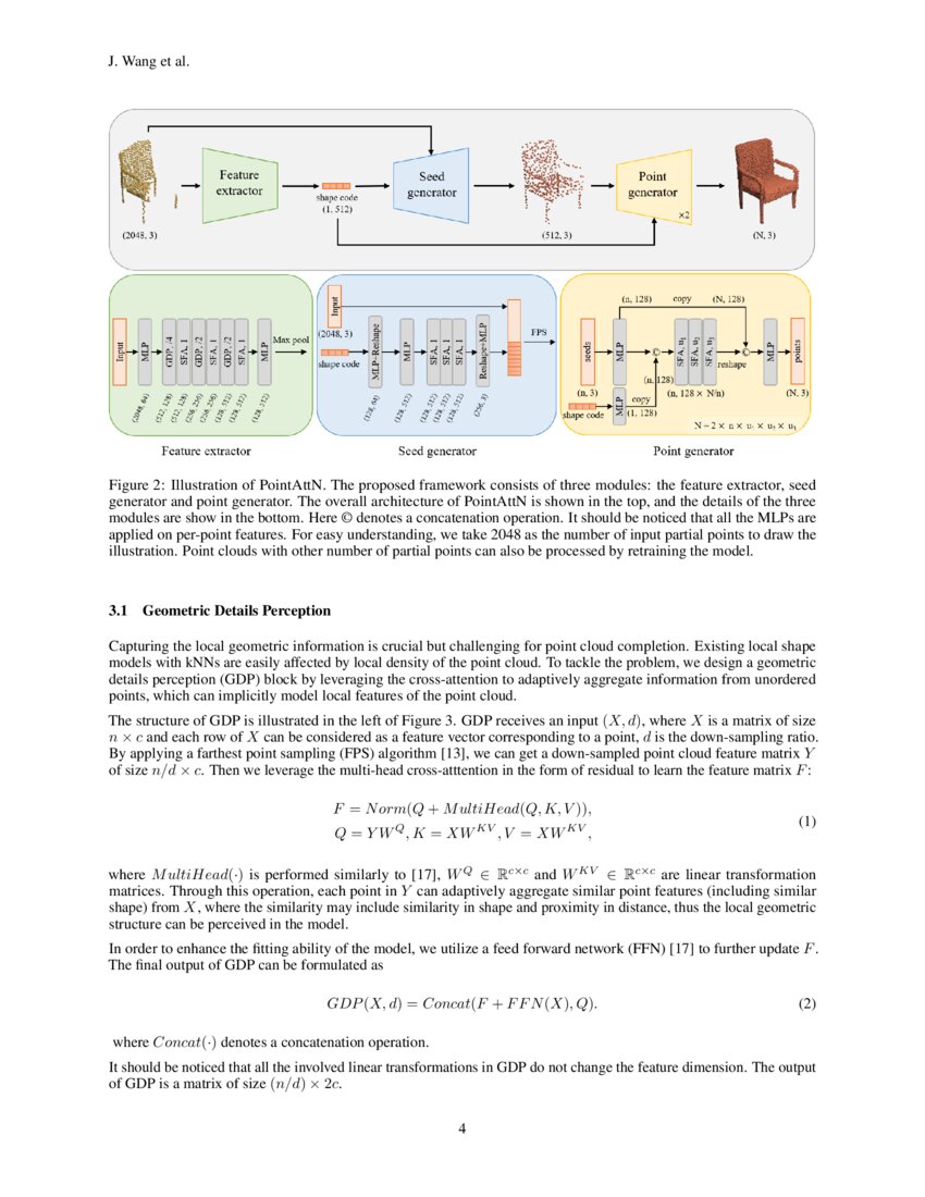 PointAttN: You Only Need Attention for Point Cloud Completion | DeepAI