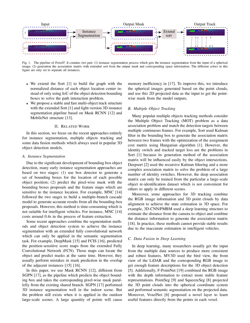 PointIT: A Fast Tracking Framework Based on 3D Instance Segmentation | DeepAI