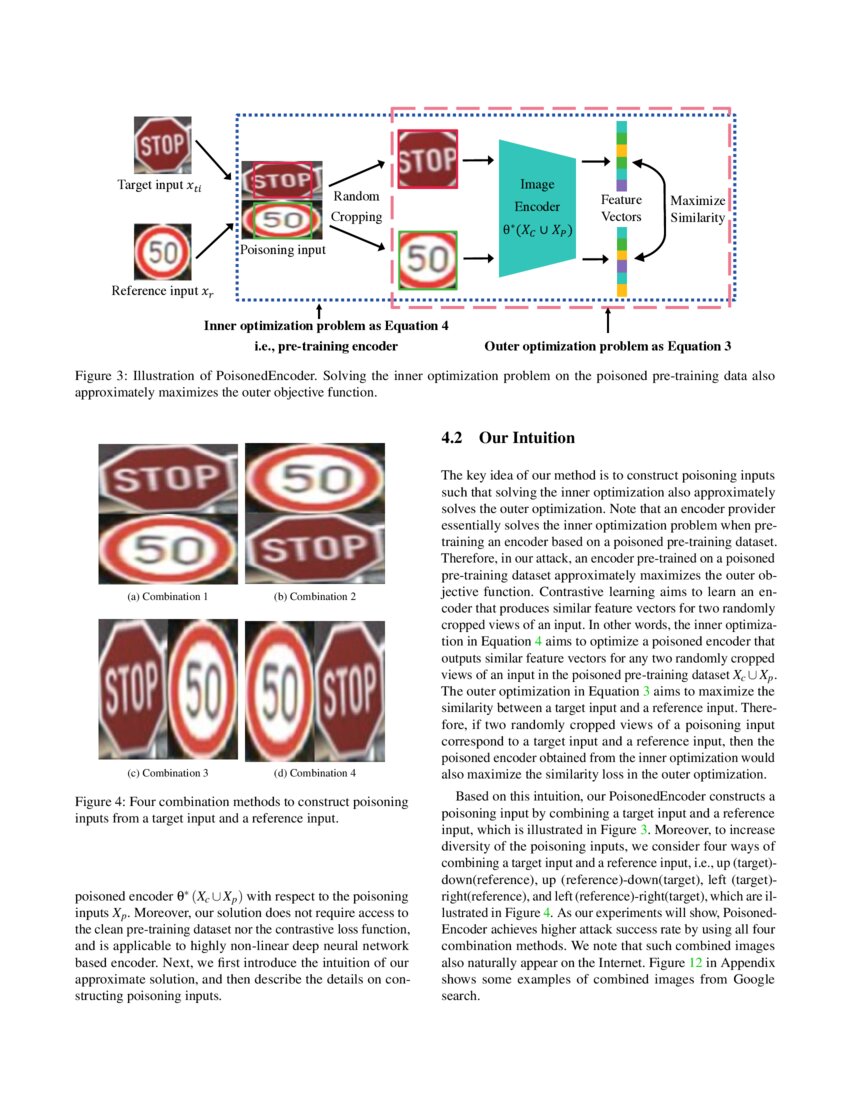PoisonedEncoder: Poisoning the Unlabeled Pre-training Data in ...