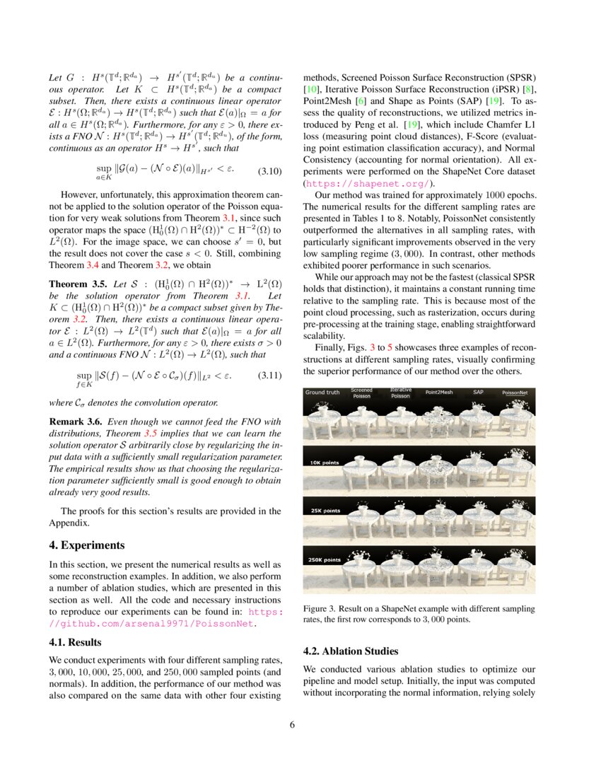 Poissonnet Resolution Agnostic 3d Shape Reconstruction Using Fourier Neural Operators Deepai