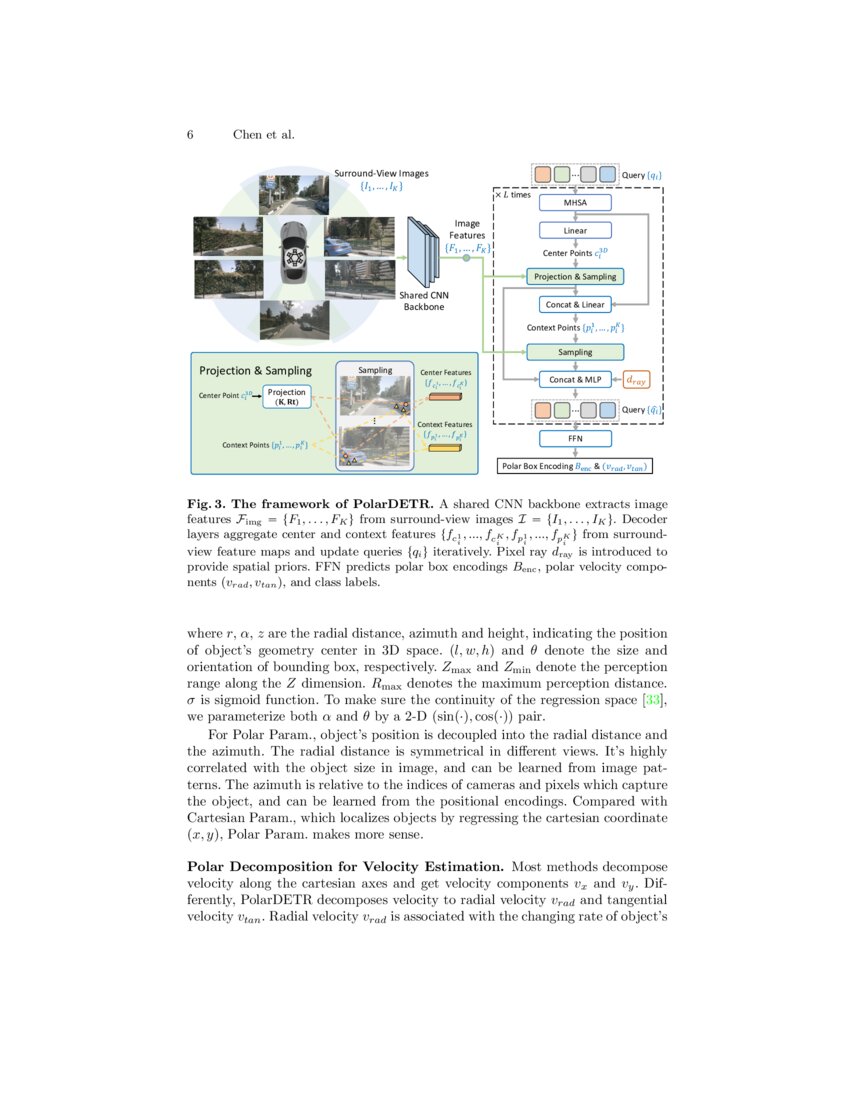 Polar Parametrization for Vision-based Surround-View 3D Detection | DeepAI