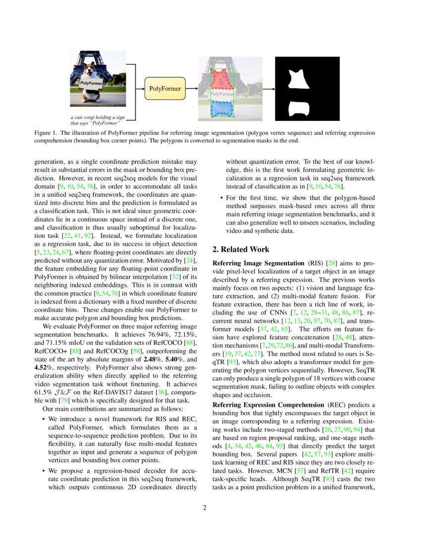 PolyFormer: Referring Image Segmentation as Sequential Polygon Generation | DeepAI