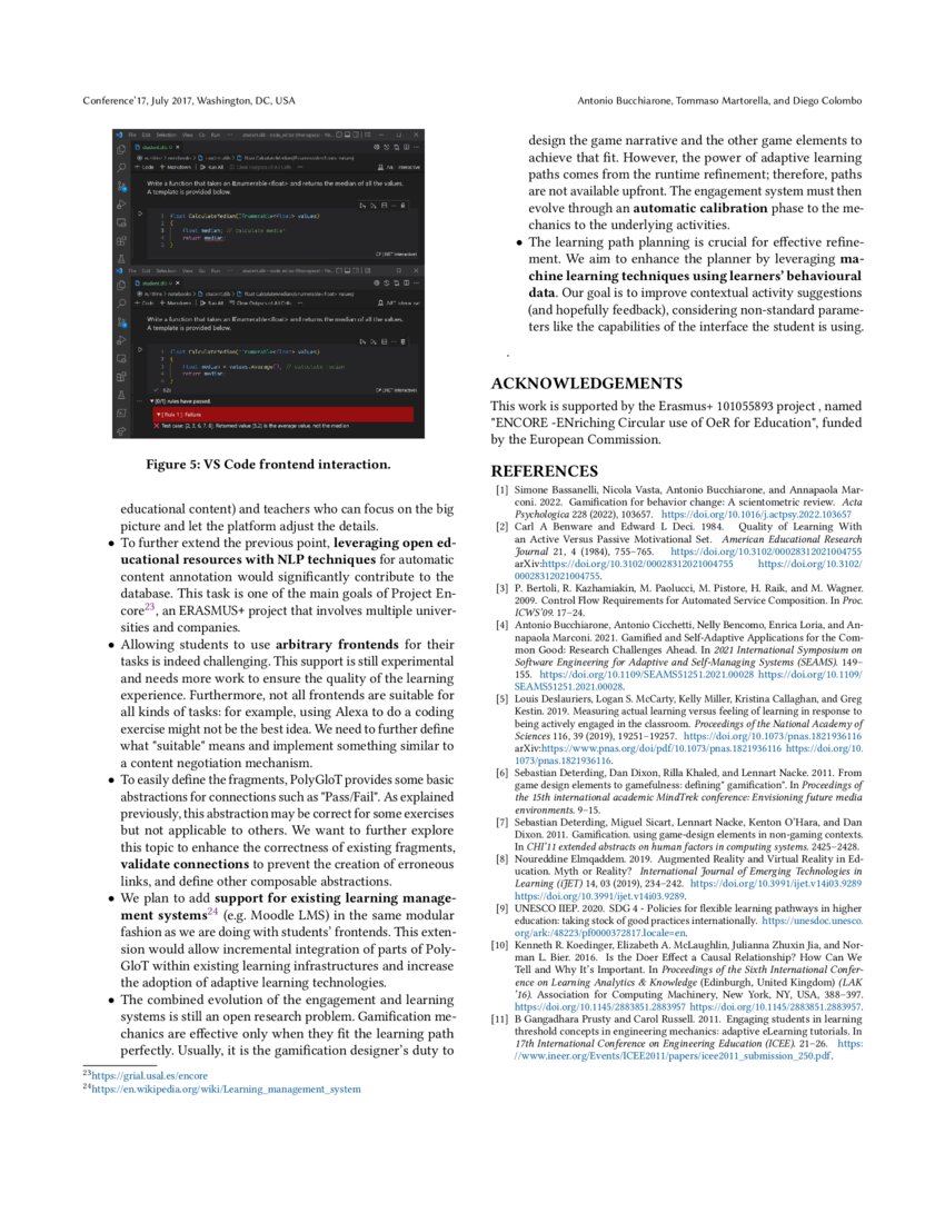 PolyGloT: A Personalized and Gamified eTutoring System | DeepAI