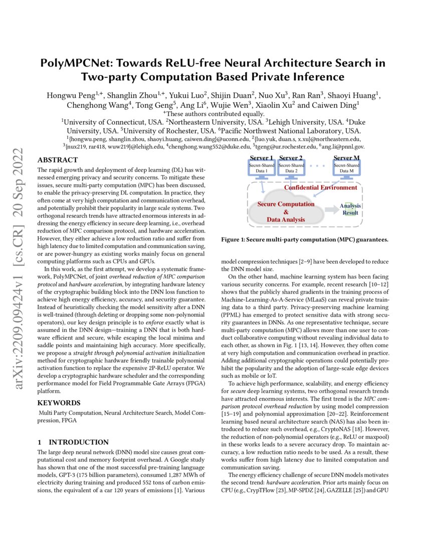 Polympcnet Towards Relu Free Neural Architecture Search In Two Party Computation Based Private 