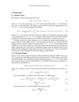 Pontryagin Optimal Controller via Neural Networks | DeepAI