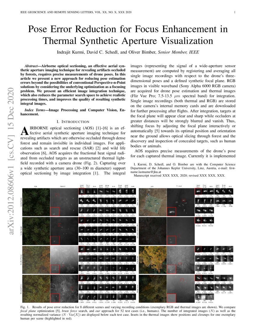 Pose Error Reduction for Focus Enhancement in Thermal Synthetic ...